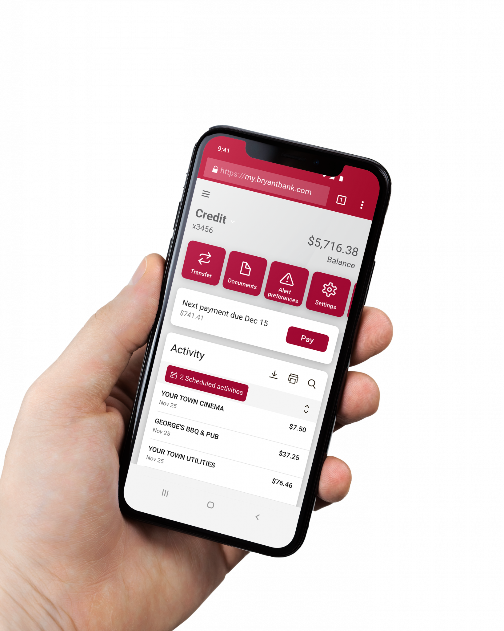 WELCOME TO YOUR NEW DIGITAL BANKING EXPERIENCE! - Bryant Bank